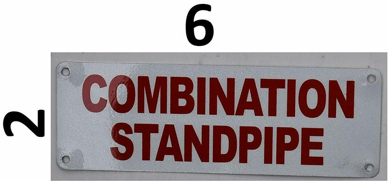 Combination Standpipe Sign