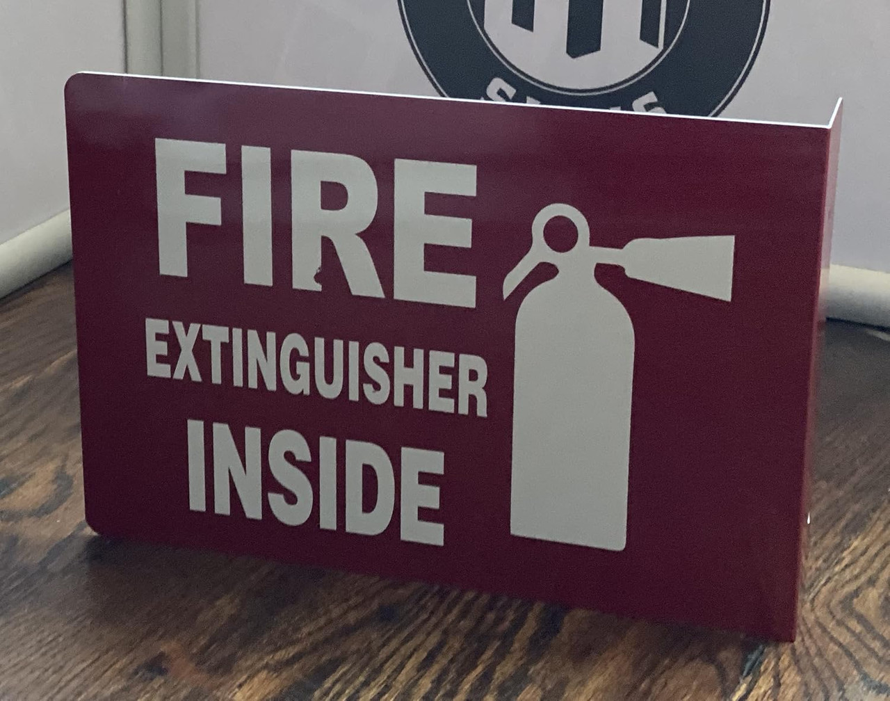 FIRE Extinguisher Inside Projection Sign-FIRE Extinguisher Inside Sign