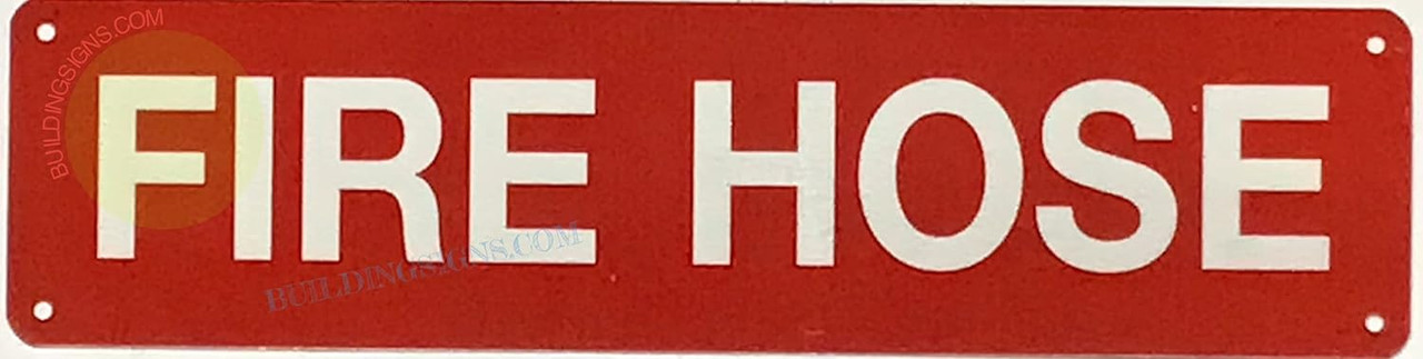 FIRE HOSE SIGN, Fire Safety Sign