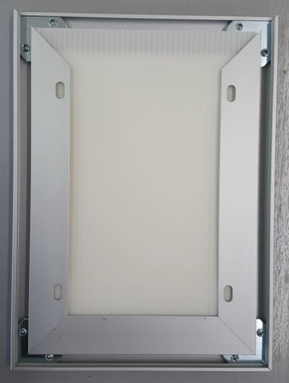 Elevator Permit FRAME (Silver, Heavy Duty - Aluminum)