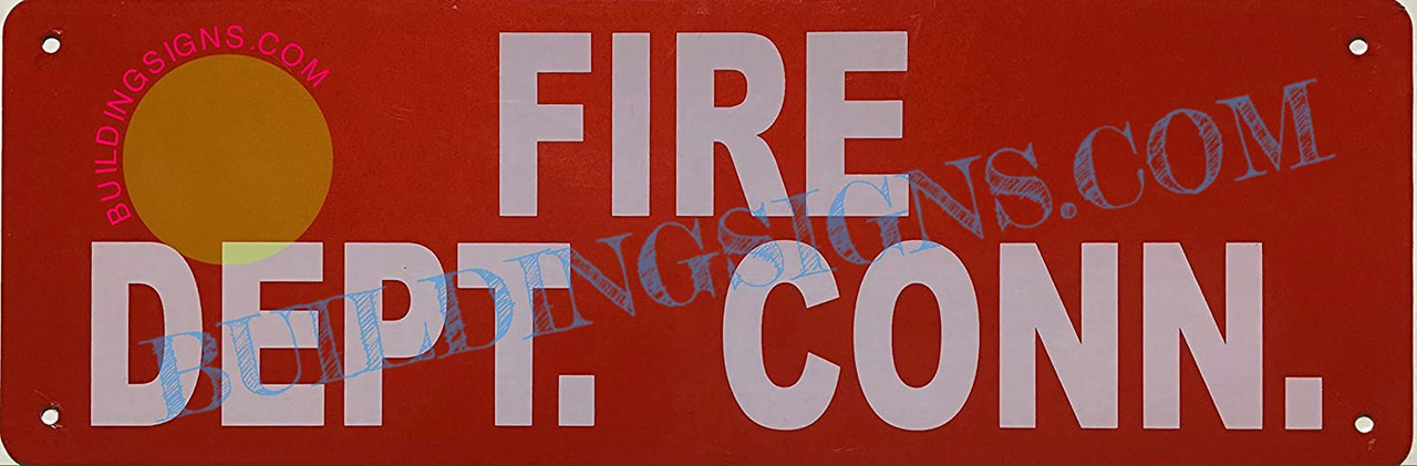 Fire Department Connection Sign