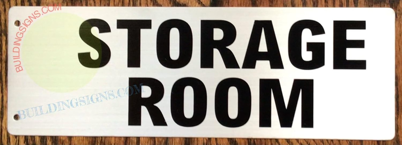 Storage Room Sign -Two-Sided/Double Sided Projecting, Corridor and ...