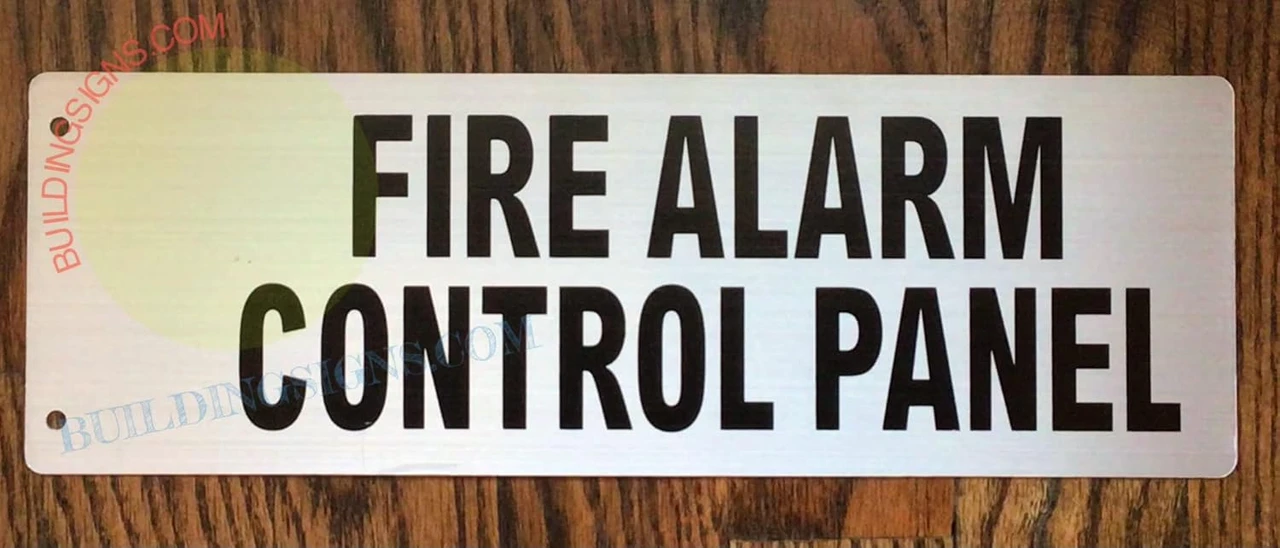 FIRE Alarm Control Panel Sign -FACP Sign -Two-Sided/Double Sided ...