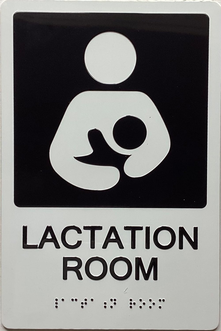Lactation Room SIGN with Raised letters/Image & Grade 2 Braille ...