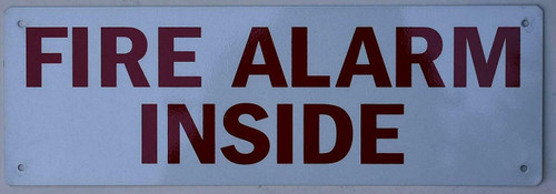 FIRE Alarm Inside Sign