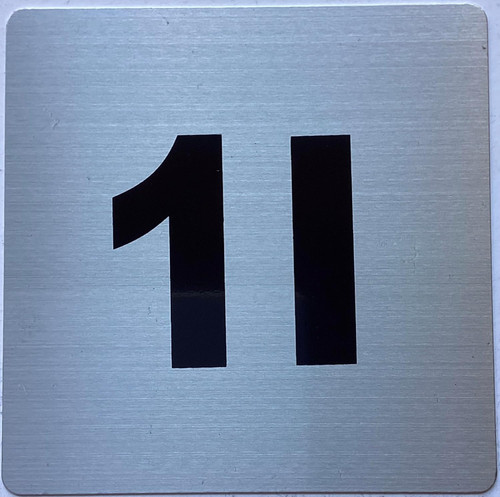Apartment number 1I sign - UNIT NUMBER 1I SIGN (SILVER, SIZE 4x4 inch ...