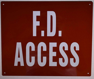 FD Access Sign