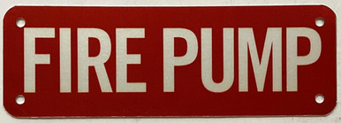 FIRE PUMP SIGN