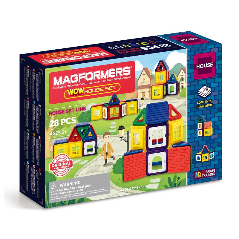 Magformers Wow House Set Intelligent Magnetic Construction