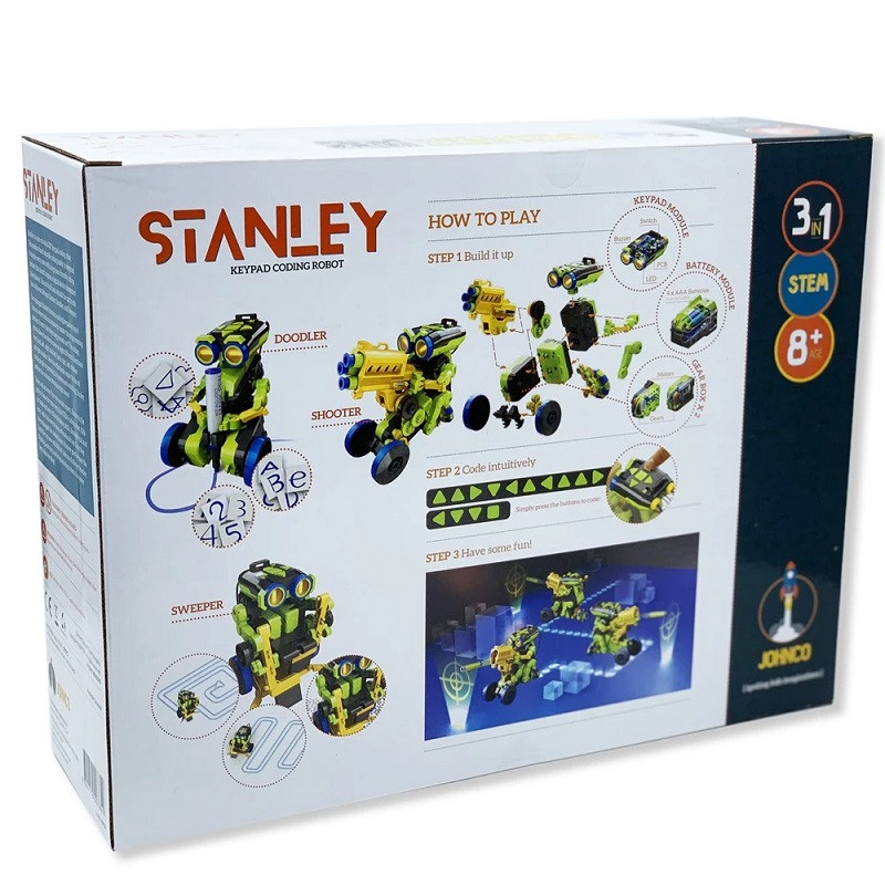 Stanley 3-in-1 Keypad Coding Robot