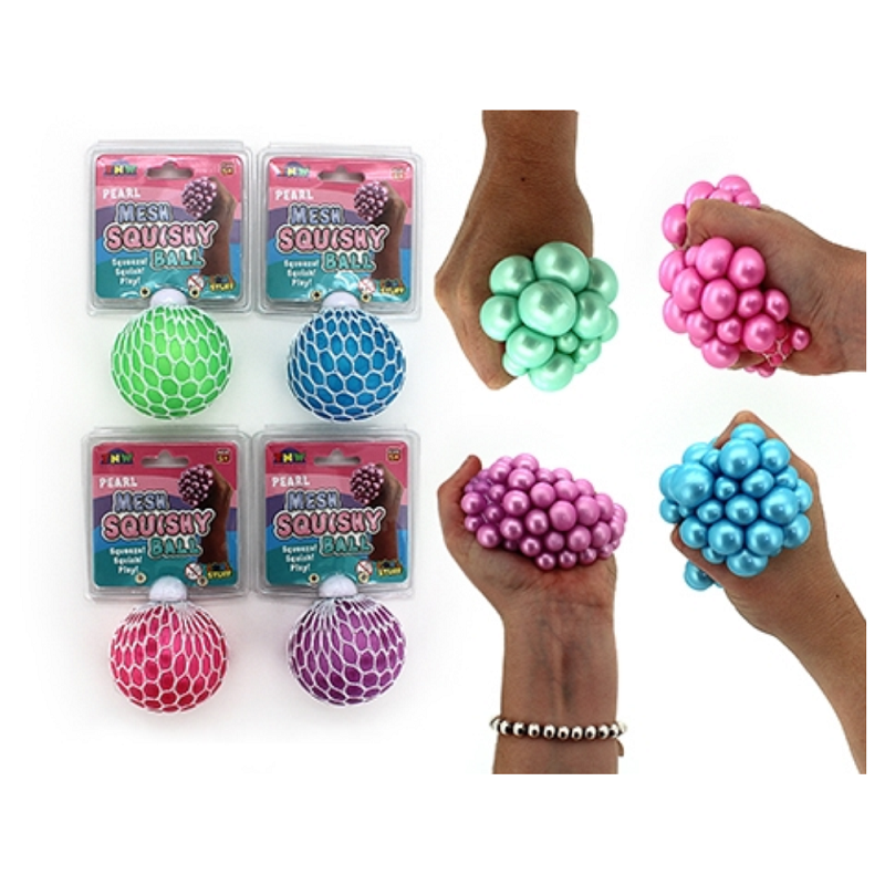 Sensory Pearl Mesh Squishy Ball