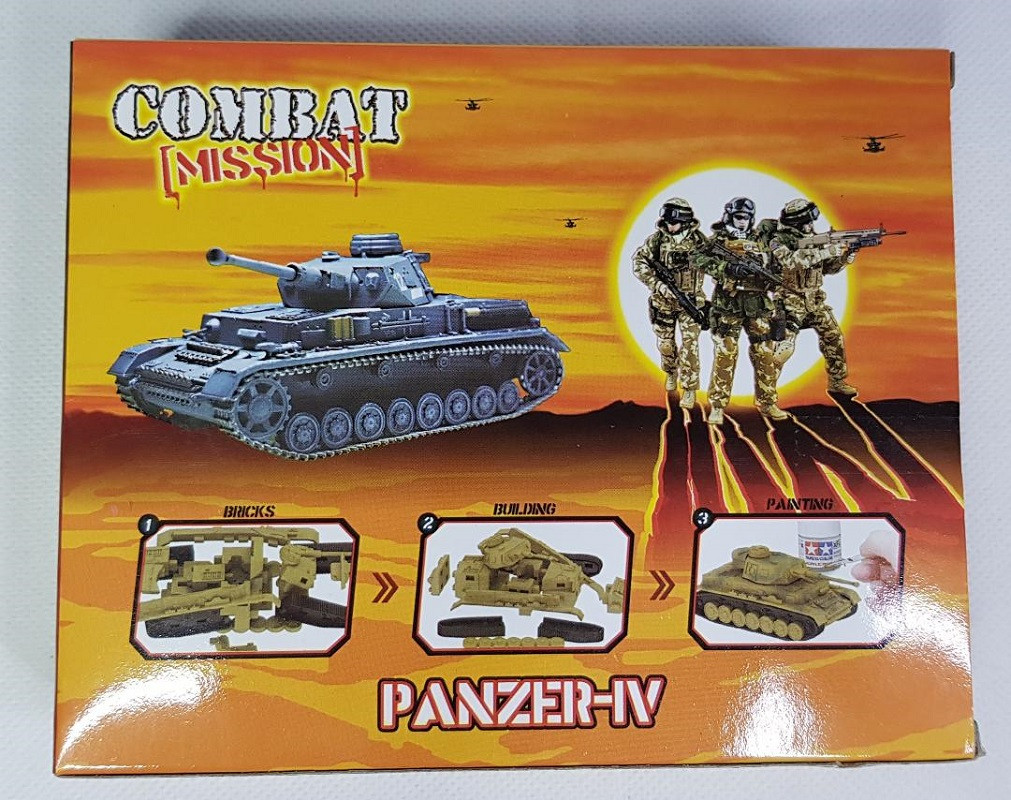 Combat Mission Military Tank Snap Together Model