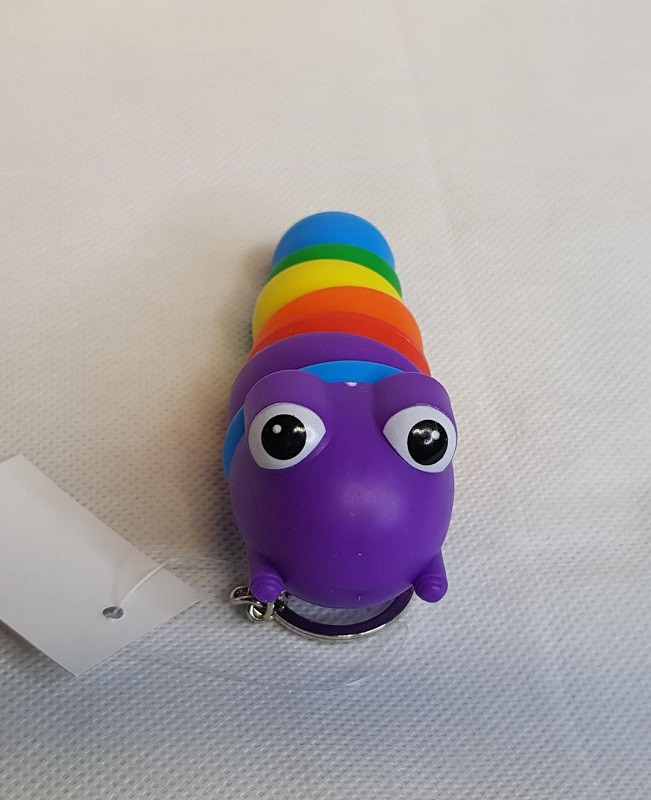 Sensory Wriggly Wiggle Caterpillar Keychain