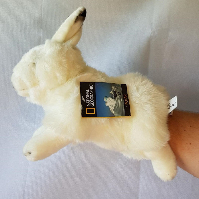 National Geographic Artic Hare Rabbit Hand Puppet