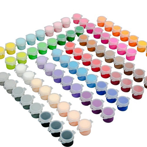 Acrylic Paint Pots 80 X 3.5ml Paint Colours
