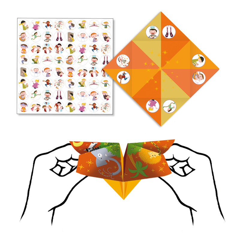 Origami Bird Game Chatterbox Fortune Tellers