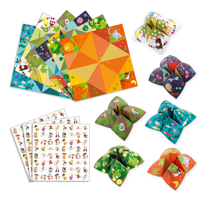 Origami Bird Game Chatterbox Fortune Tellers