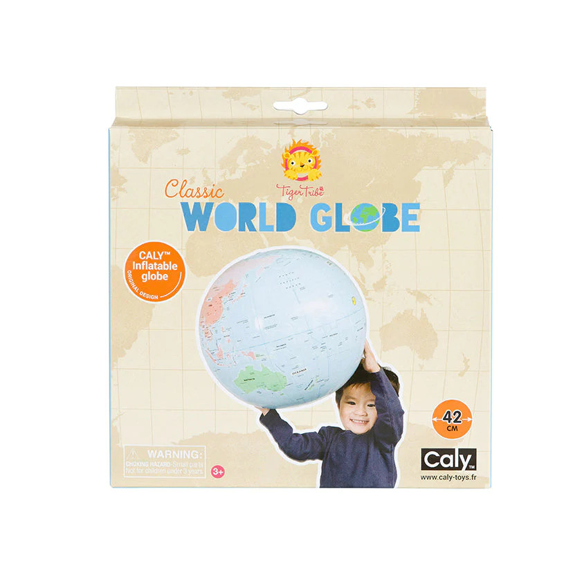 Tiger Tribe World Globe Inflatable Ball 42cm