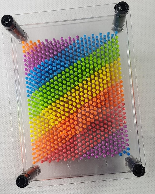 Sensory Sensations Rainbow Pin Art