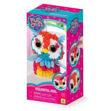 Orb Factory Plush Craft Colourful Owl Plushcraft