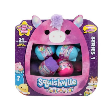 Squishmallows Squishville Mystery Mini Squish Mellow and Fashion Inside