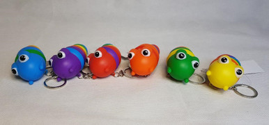 Sensory Wriggly Wiggle Caterpillar Keychain