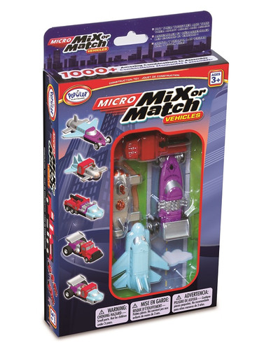Micro Mix or Match Vechiles (Set 3 Purple Box)