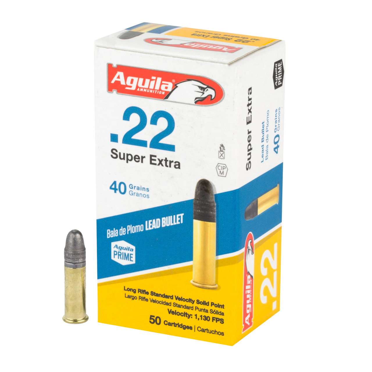Aguila Super Extra Standard Velocity .22 Long Rifle (.22 LR) 40gr Lead ...