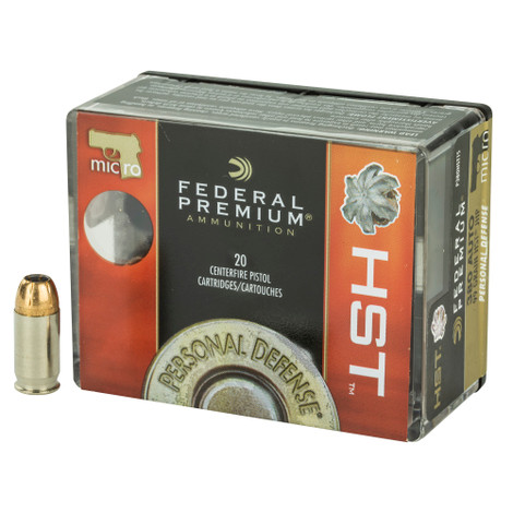 Federal Premium Personal Defense .380 ACP 99gr HST Jacketed Hollow ...