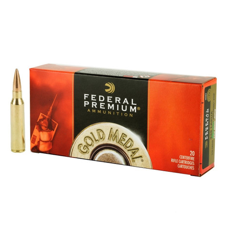 Federal Premium Gold Medal .338 Lapua Magnum Ammo 250gr Sierra ...