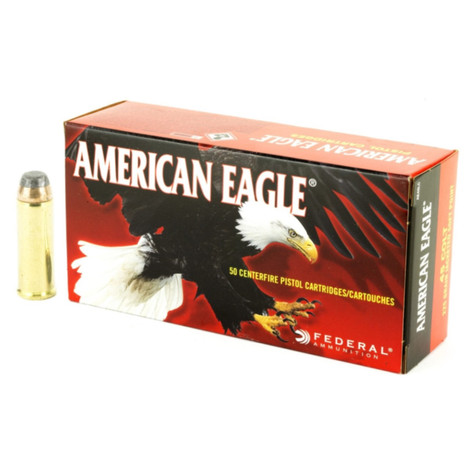 Federal American Eagle .45 Colt (.45 Long Colt) Ammo 225gr Jacketed ...