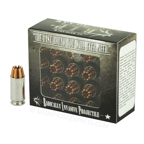 G2 Research R.I.P. .40 S&W Ammo 115gr Radically Invasive Projectile ...