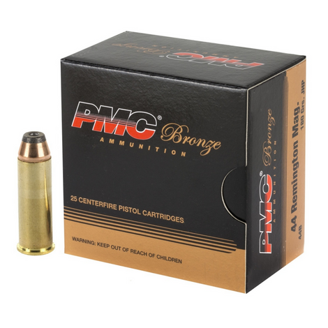 PMC Bronze Hunting .44 Magnum Ammo 180gr Jacketed Hollow Point 50/Box