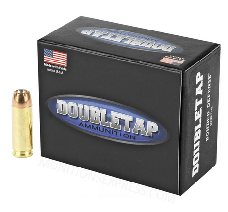 Doubletap 10mm AUTO Ammo 180gr Bonded Defense Jacketed Hollow Point 20/Box