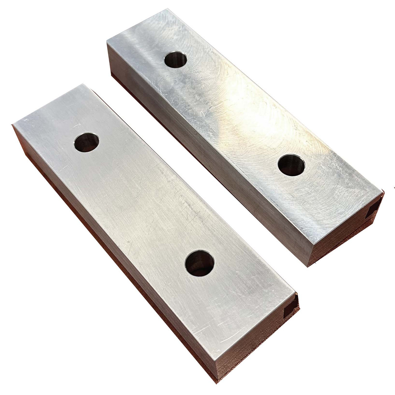 7-inch Serrated Vise Jaw Set for 6-Inch Kurt Style Vise | Grip Workholding