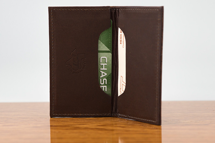 Personal Card Holder Tan Bridle - TLT Leather