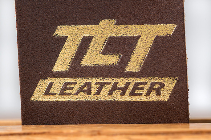 Java Jacket Brown Boomer with Cognac Gator - TLT Leather