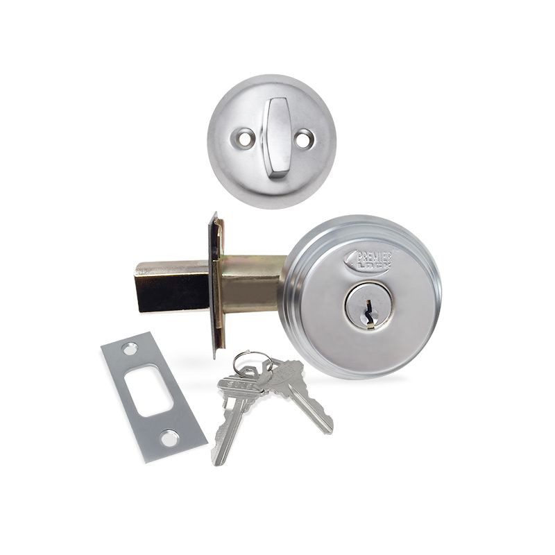 Arrow style deadbolt , SC1 Silver Finish - ADB04C | BLVS