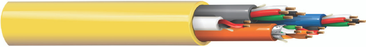 Access Control Cable PR O/JKT Flexible CMP 500ft - Yellow ...
