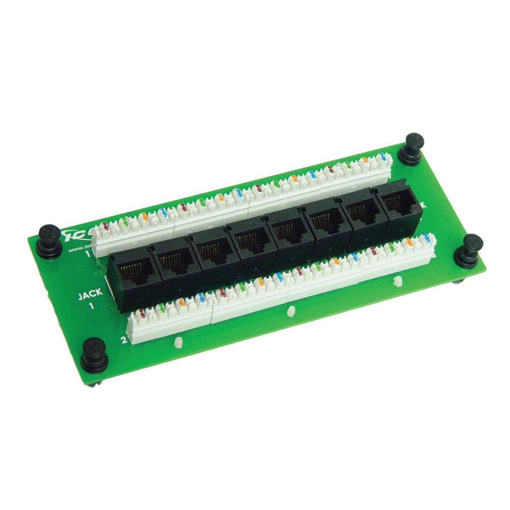 COMPACT MODULE, CAT 5e DATA, 8 PORT - ICRESDPA3C | BLVS