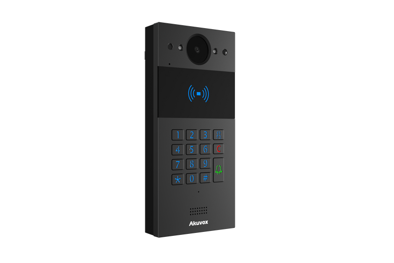Akuvox R20K On Wall V2 Intercom Video Doorphone - Black - R20K on wall ...