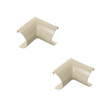 Mini PVC Raceway Internal Clip, Almond, 2-Pack - US/FLIB3015M-2PK | BLVS