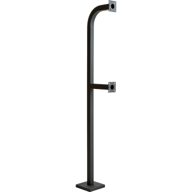 72inch Dual height Steel Pedestal, Single Channel - 72-9C-DSP | BLVS