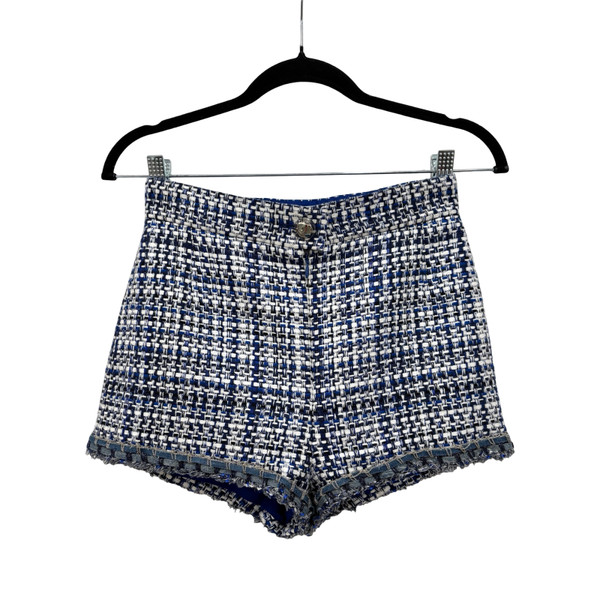 Chanel Blue Micro Shorts