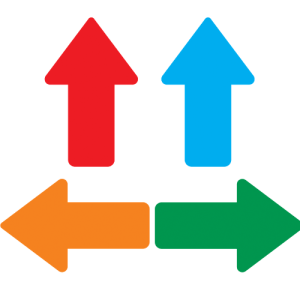 Blank Directional Flow Arrows - TECH ED SAFETY