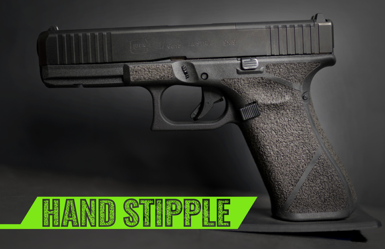 Glock Frame Laser Stippling Sides Only