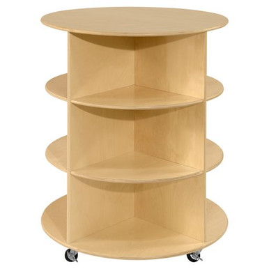 38" H Circular Storage Unit | Furniture Tycoon