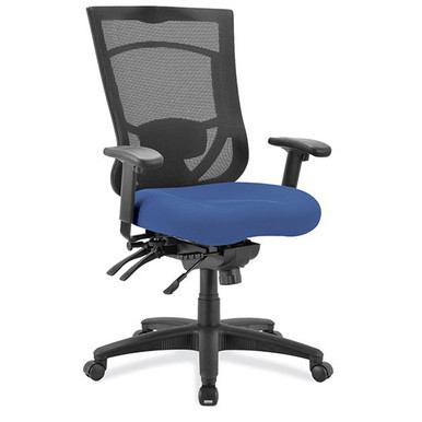 Multi-Function, High Back Chair with Upholstered Seat, Adjustable Arms ...