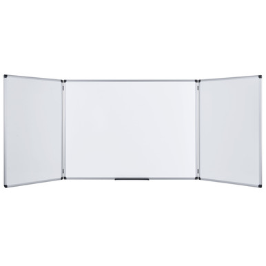 MasterVision Industrial Trio Dry-Erase Board, Cork Outside/Magnetic Dry ...