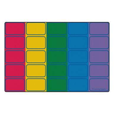 Shop Children’s Factory Seating Rows Rug – Modular Classroom Carpet ...